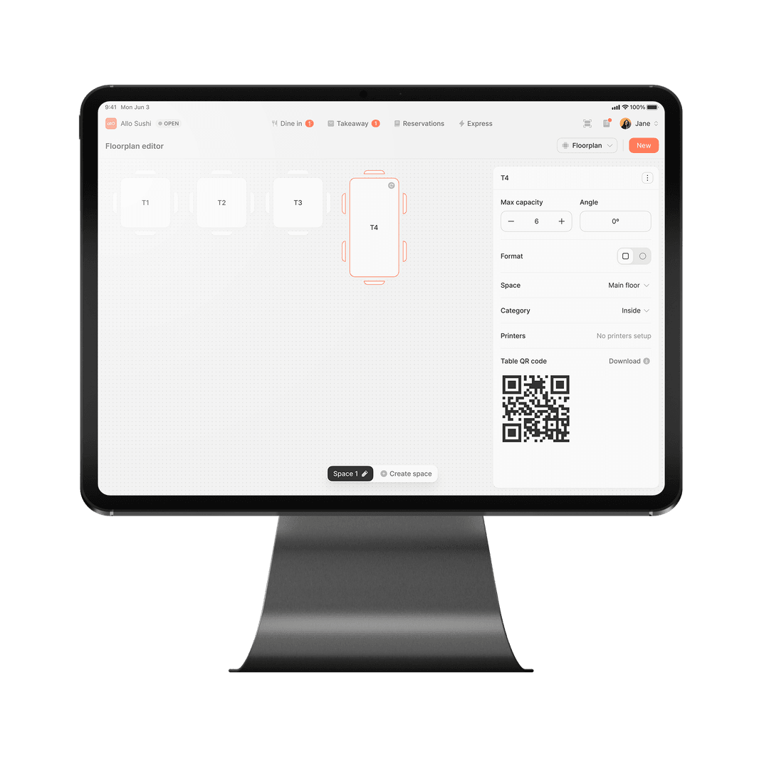 allO smart POS system | fast & reliable all-in-one restaurant pos