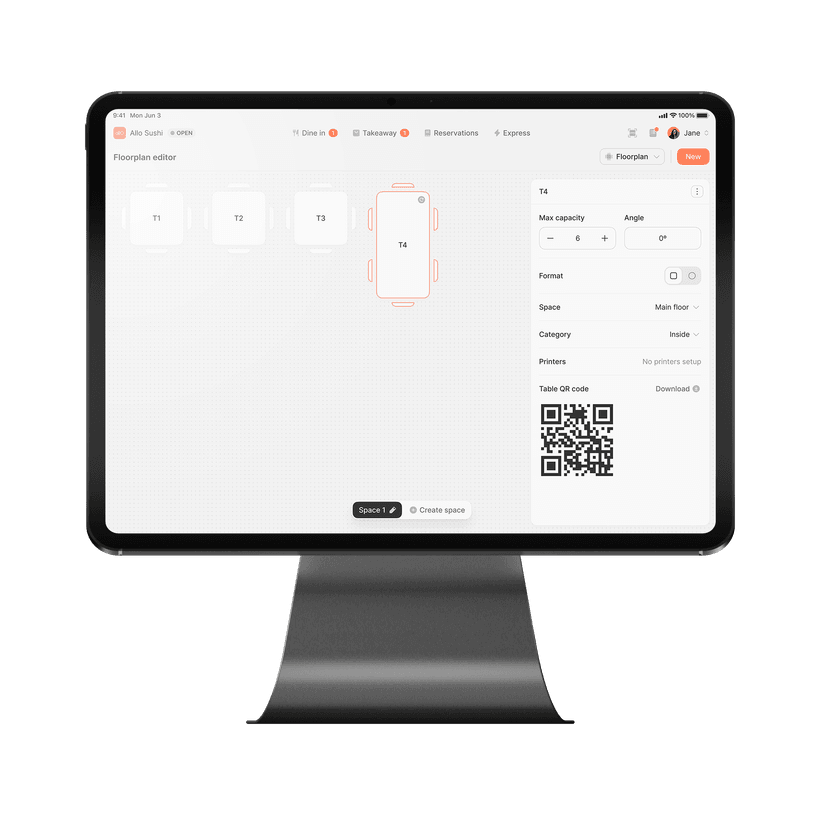 allO smart POS system | fast & reliable all-in-one restaurant pos