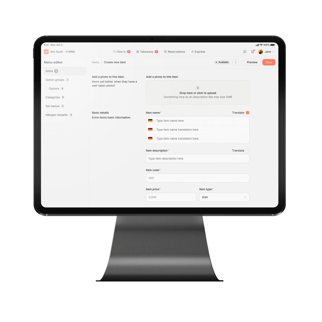 allO smart POS system | fast & reliable all-in-one restaurant pos