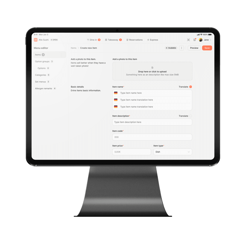 allO smart POS system | fast & reliable all-in-one restaurant pos